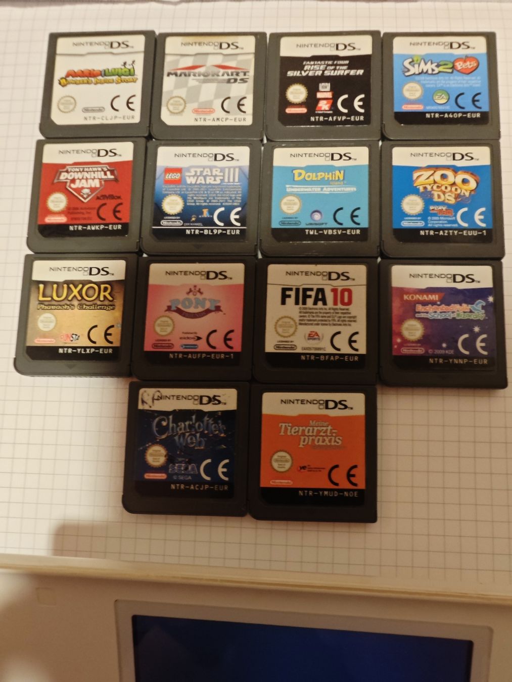 Nintendo DS Lite Konsole, inkl. Final Fantasy XII + 14 Stk (Gebraucht ...