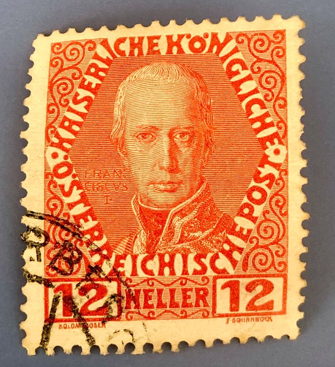 BRIEFMARKEN aus Österreich Kaiser Franz I. GESTEMPELT (Gebraucht) in Aarau für CHF 0.25 – mit ...