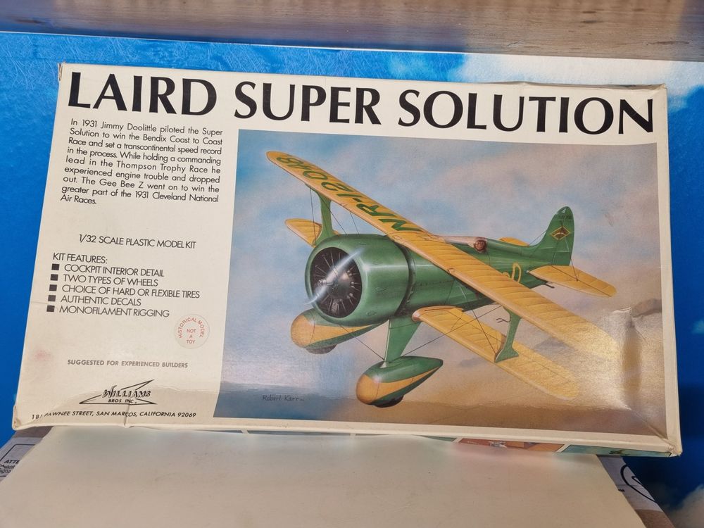 LAIRD flugzeug SUPER SOLUTION 1:32 WILLIAMS (Gebraucht) in Männedorf ...