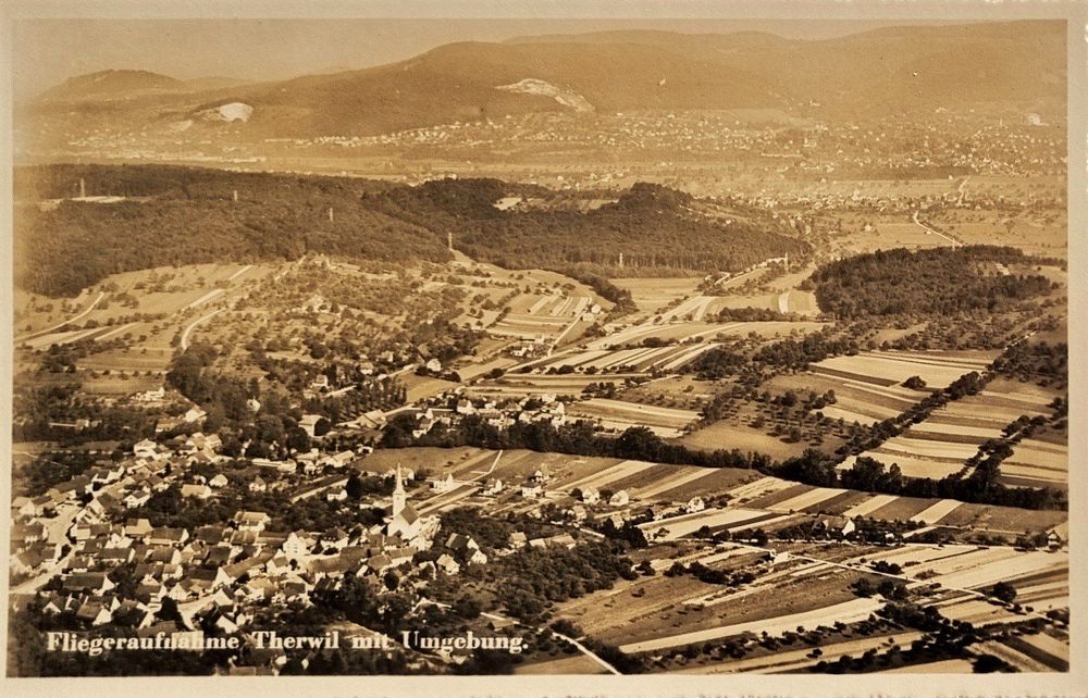 Therwil - Fliegeraufnahme - SWISSAIR Photo | Kaufen auf Ricardo