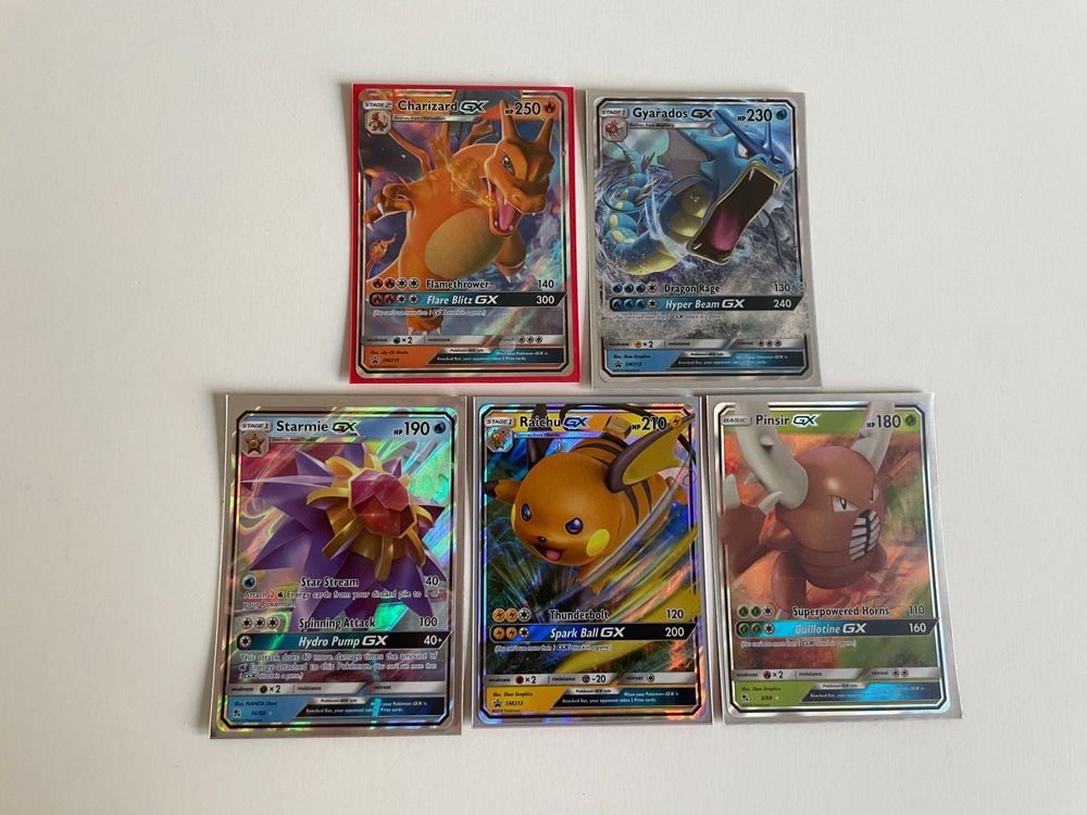 Charizard GX, Gyarados GX, Starmie GX, Raichu GX, Pinsir GX | Kaufen ...