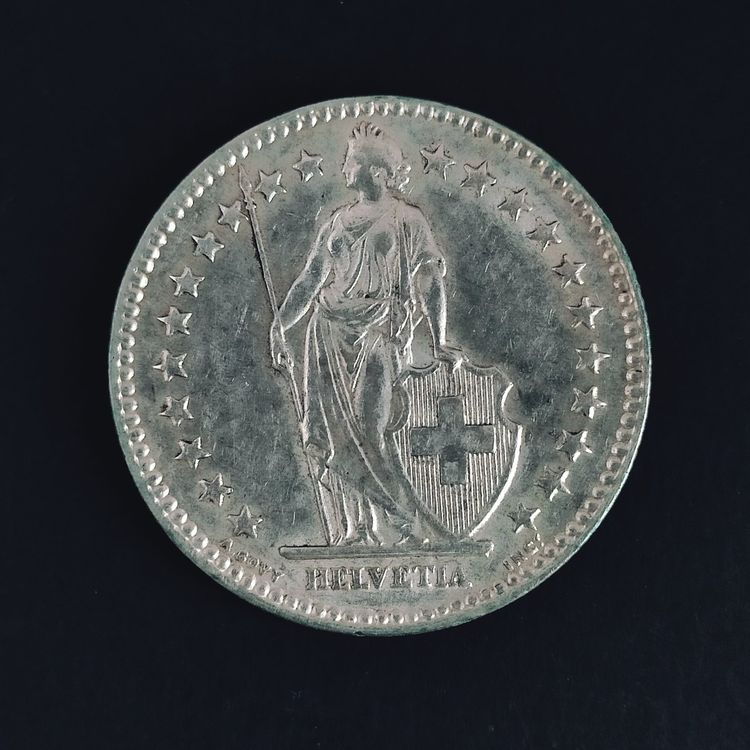 2 Franken Silbermünze 1955 (Gebraucht) in Eggenwil für CHF 5.6 – mit Lieferung auf Ricardo kaufen