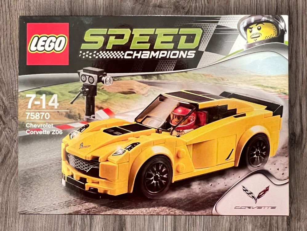 LEGO® Speed Champions 75870 Chevrolet Corvette Z06 komplett (Gebraucht ...