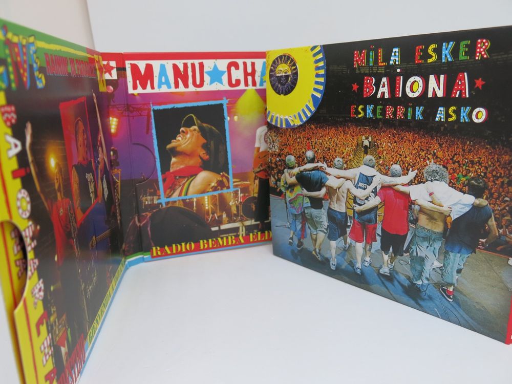 2 CD + DVD: Manu Chao, Radio Bemba – Baionarena (Gebraucht) in für CHF ...