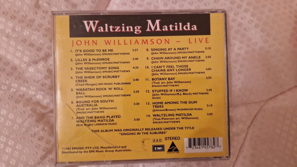 John Williamson, CD Waltzing Matilda Chad Morgan Australia | Kaufen auf ...