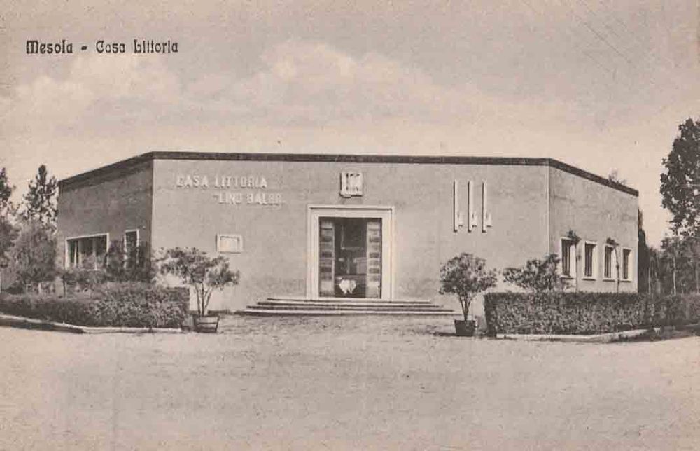 cartolina illustrata Mesola(FE) con Casa del Fascio 1942 | Kaufen auf ...