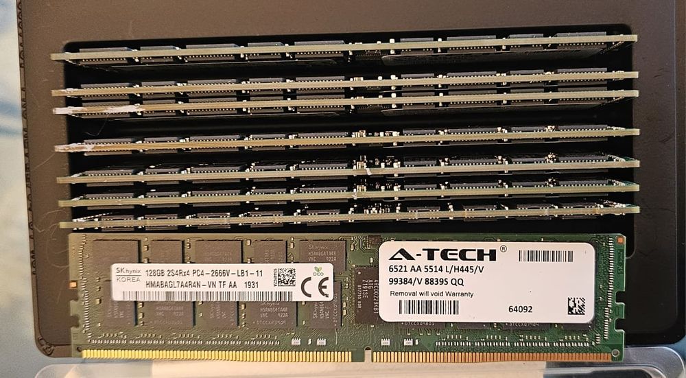 A-TECH Kit 1TB (8x128GB DDR4-2666 LRDIMM ECC) (Gebraucht) in Genève für ...