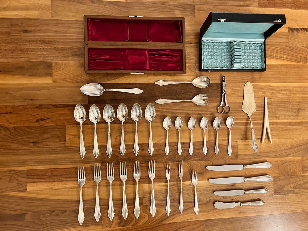 WMF Besteckset 90er Silber / Fächermuster 59 heilig | Kaufen auf Ricardo