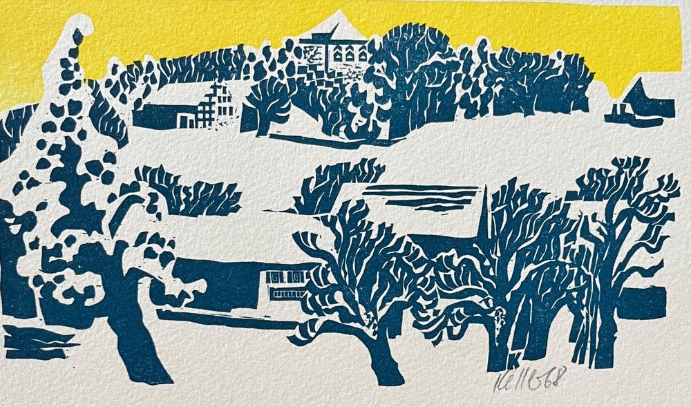 Heinz Keller (1928) lithographie Handsigniert (Gebraucht) in Hochdorf für CHF 45 – mit Lieferung ...