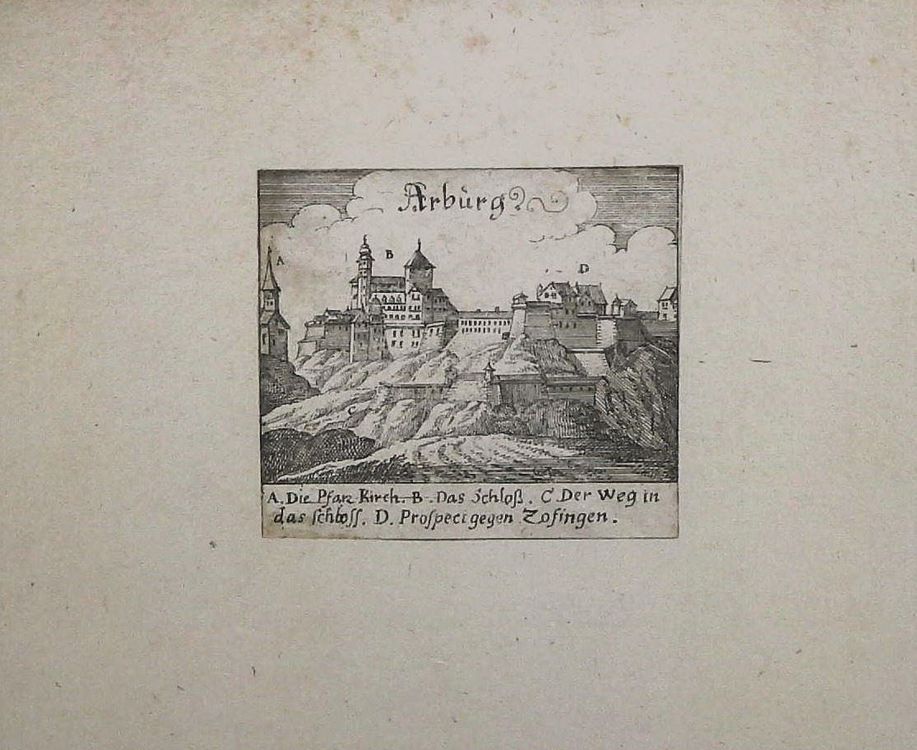 Aarburg Kupferstich von Wagner (Gebraucht) in Rafz für CHF 43 – mit Lieferung auf Ricardo kaufen