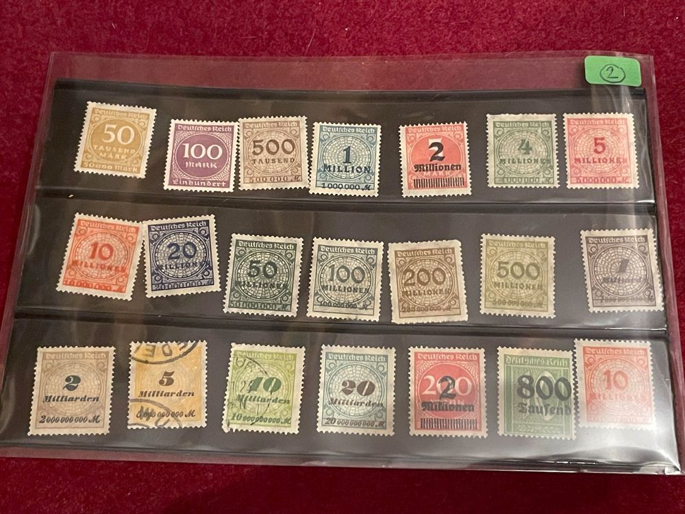 Briefmarken Deutsches 3. Reich # Inflation Hitler WK Führer (Gebraucht) in Mastrils für CHF 18 ...