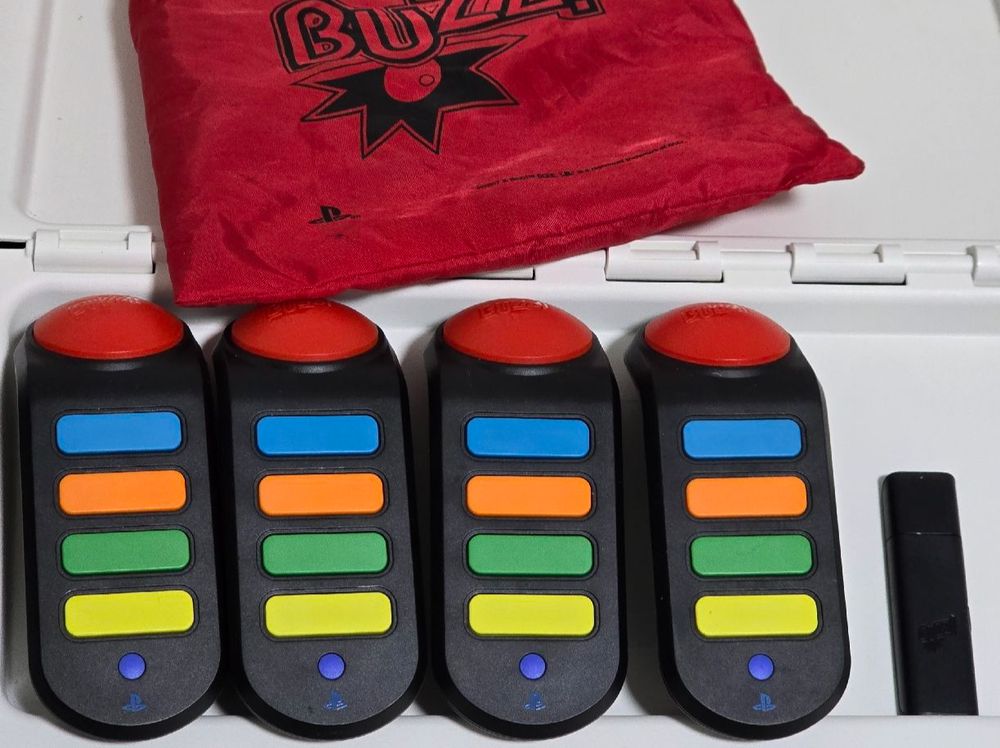 Buzz! 4 Wireless Controller mit USB Empfänger PS2 und PS3 (Gebraucht ...