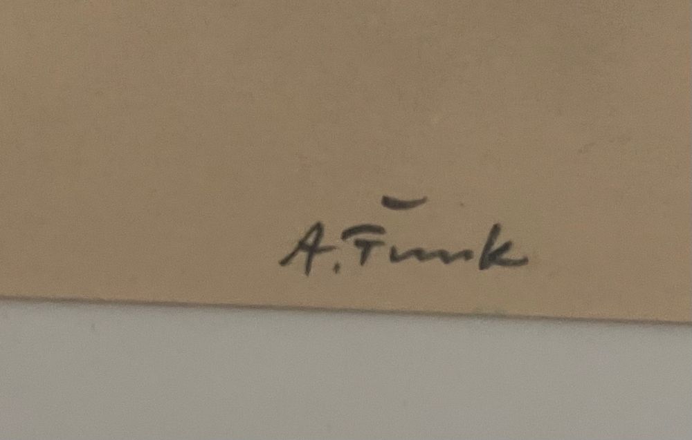 Adolf Funk (1903-1996) Mischtechnik (Gebraucht) in Root für CHF 10 – mit Lieferung auf Ricardo ...