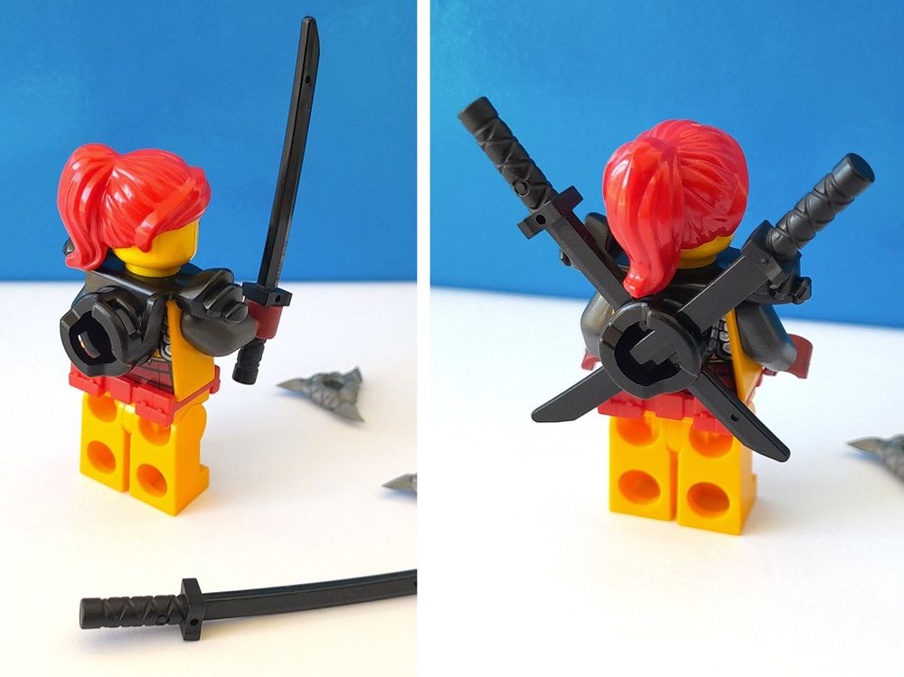LEGO Ninjago SKYLOR Minifigur mit Waffen Figur figure (Gebraucht) in ...