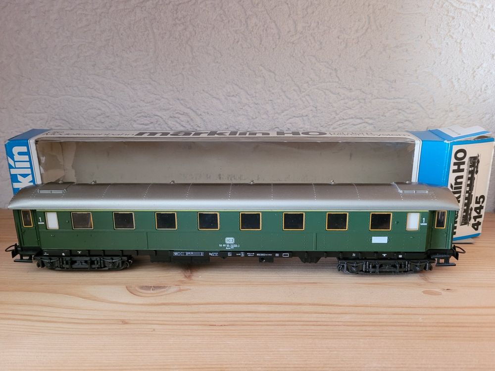 Märklin H0 4145 - Eilzugwagen (Ayse 604) DB 1. Klasse OVP (Gebraucht ...