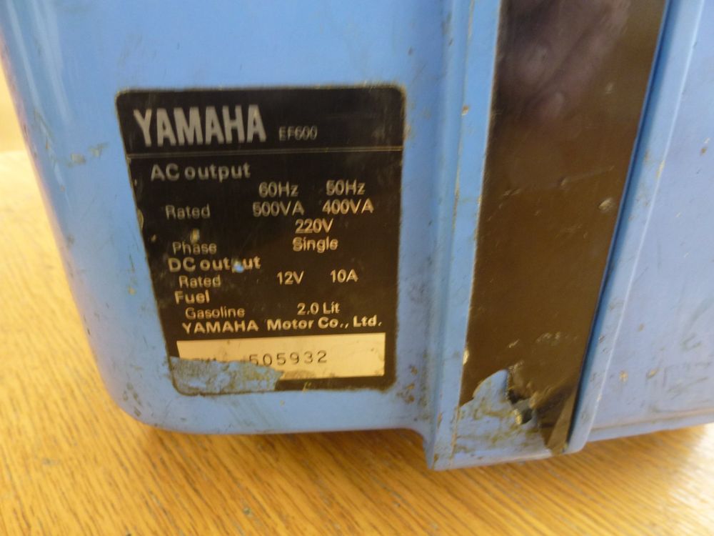 Generator Yamaha EF600 | Kaufen auf Ricardo