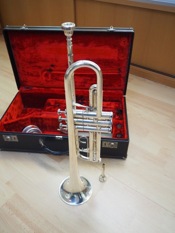 Trompete Getzen Capri glanzversilbert, mit Trigger (Gebraucht) in für ...