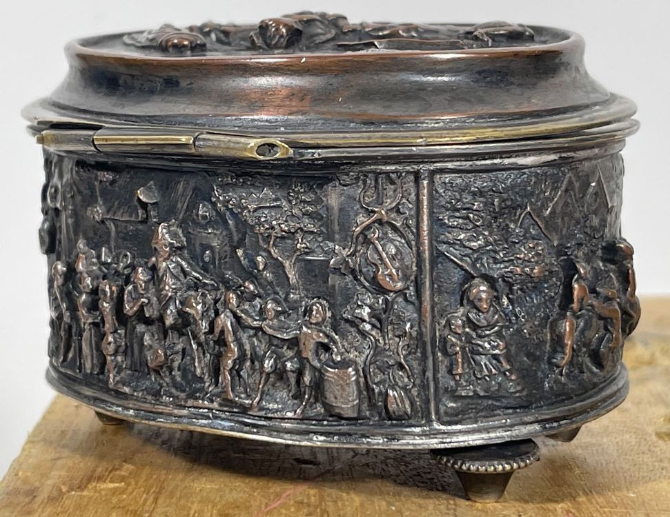 Antike Barock versilberte Bronze Schatulle mit Sehr datiert (Gebraucht) in Root für CHF 115 ...