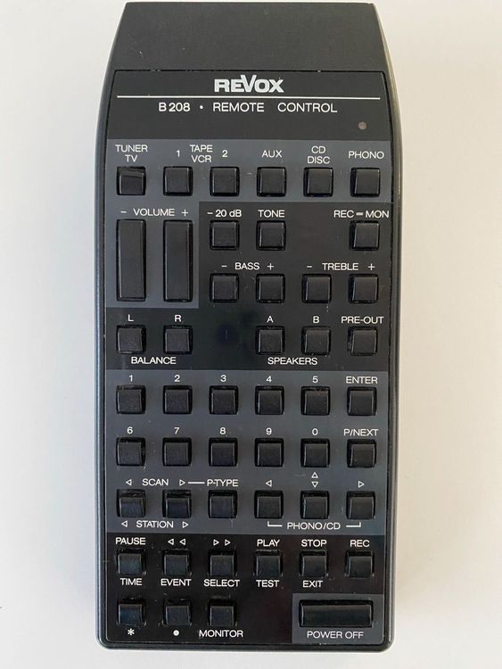 ReVox B 208 Remote Control | Kaufen auf Ricardo