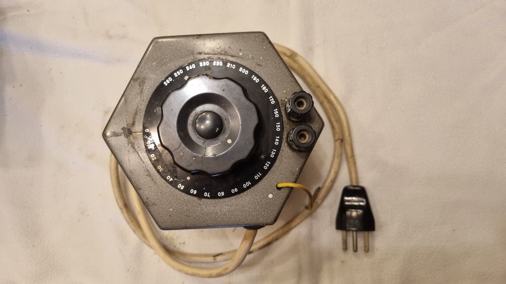 Vintage Trafo Stelltrafo Regeltransformator 0 - 260 Volt 1A (Gebraucht ...