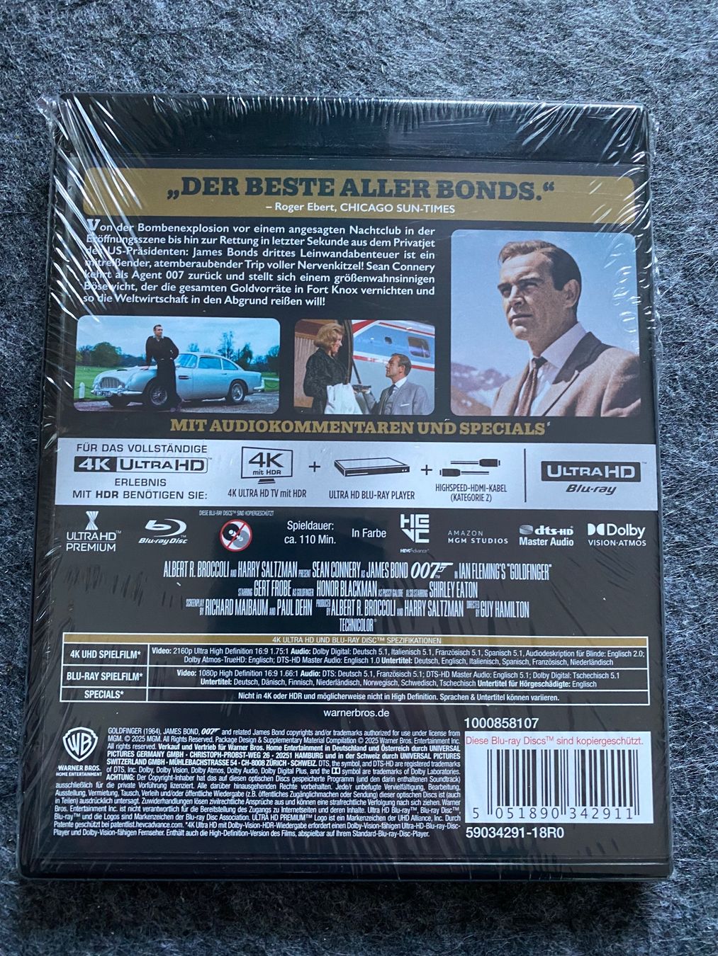 James Bond 007 - Goldfinger - 4K Ultra HD - Neu & OVP! (Gebraucht) in ...