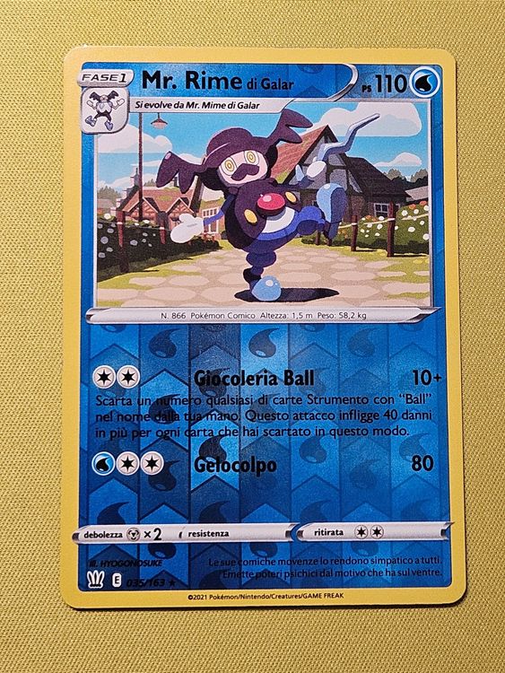 Battle Styles - Mr. Rime di Galar 035/163 | Kaufen auf Ricardo