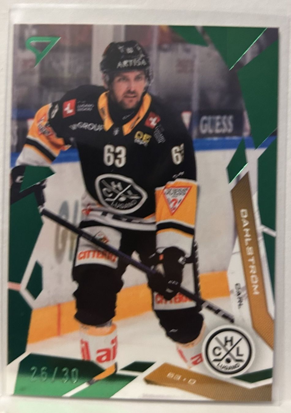 HC Lugano Green Parallel Carl Dahlstrom 26/30 (Neu (gemäss Beschreibung ...