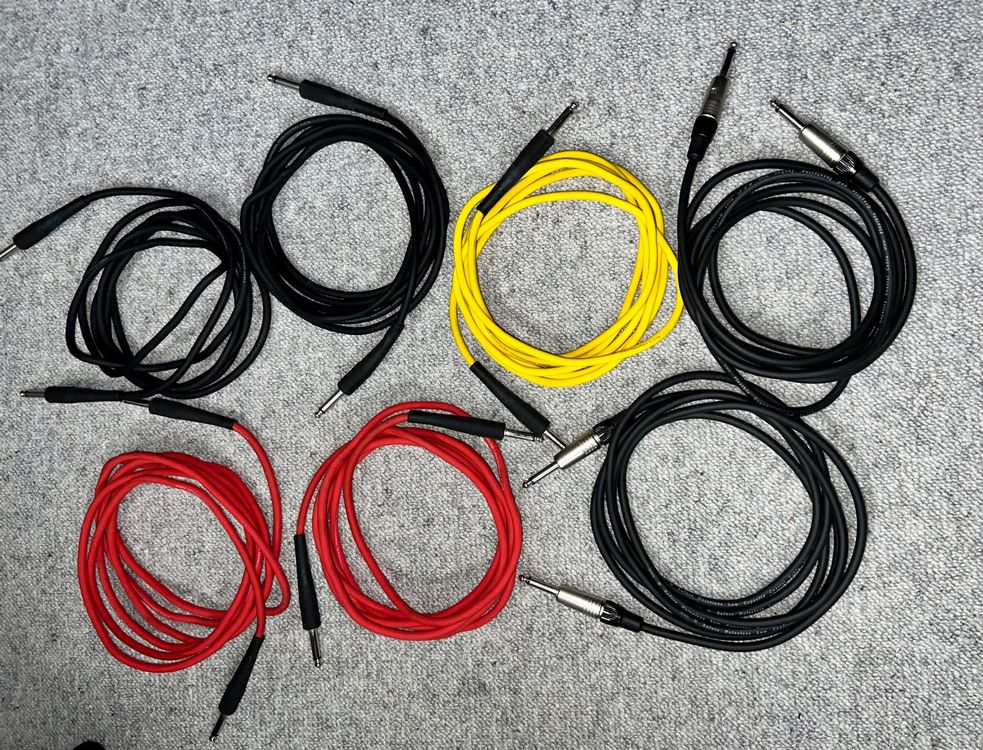 7 stück Klinkenkabel Jack (Gebraucht) in Aarau Rohr für CHF 49 – mit ...