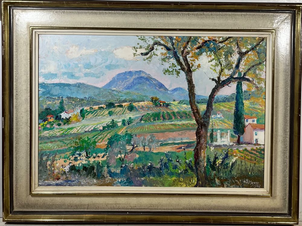 Hans Rudolph Meyer von Zollikon -Grosse Landschaft Gemälde (Gebraucht ...