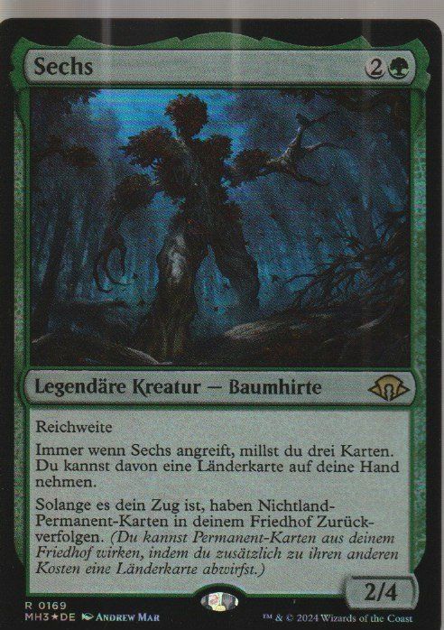 Magic The Gathering MTG MODERN HORIZONS MH3 0169 FOIL Sechs (Neu ...