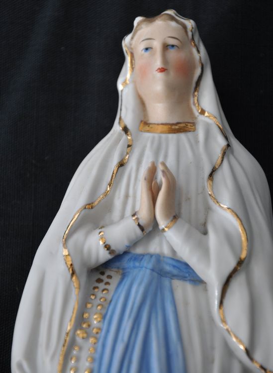 Statue N.D.de Lourdes und 2 Engel ca.80 Jahre alt, intakt! (Gebraucht ...