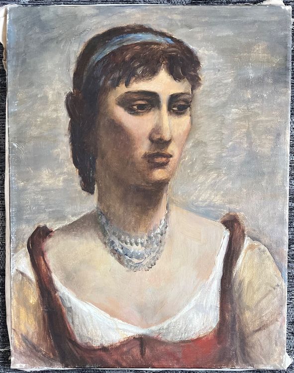 Ernst Müller Göls (1902-2001) Damen Portrait Gemälde | Kaufen auf Ricardo