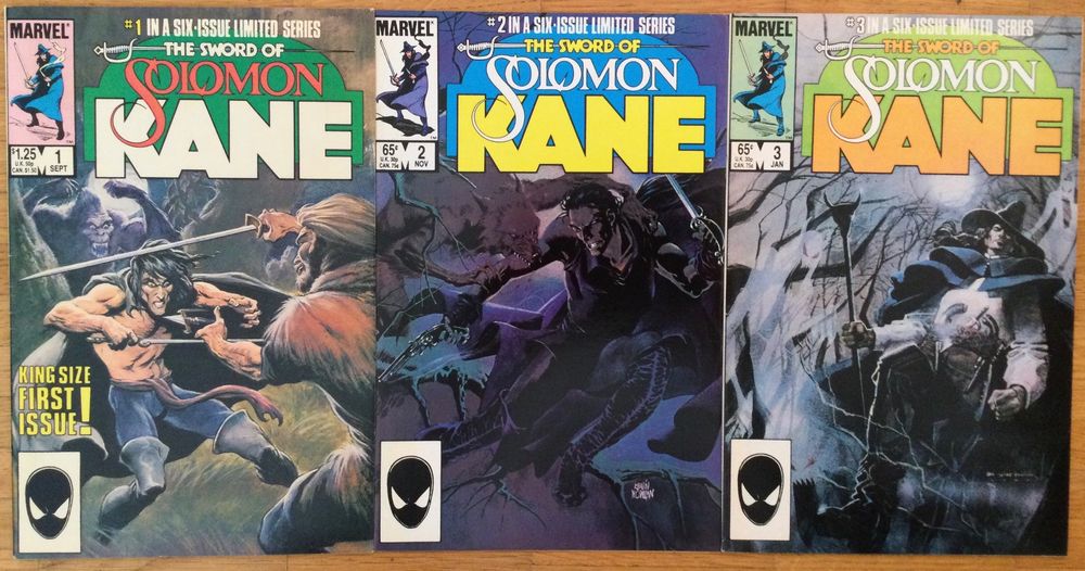 6 x The Sword of Solomon Kane - Marvel Comics - Miniserie (Gebraucht ...