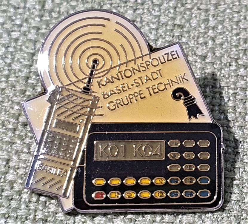 P152 - Pin Kantonspolizei Basel-Stadt Gruppe Technik Basilea (Gebraucht) in Reinach BL für CHF 2 ...