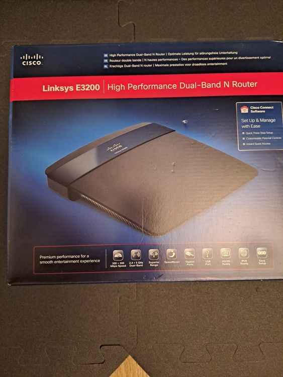 Linksys E3200 / High Performance Dual-Band N Router (CISCO) (Gebraucht ...