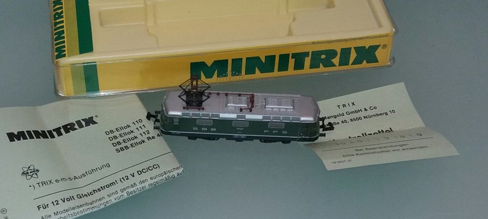 Minitrix 2071 - - E-Lok Re 4/4 II SBB - - Spur N | Kaufen auf Ricardo