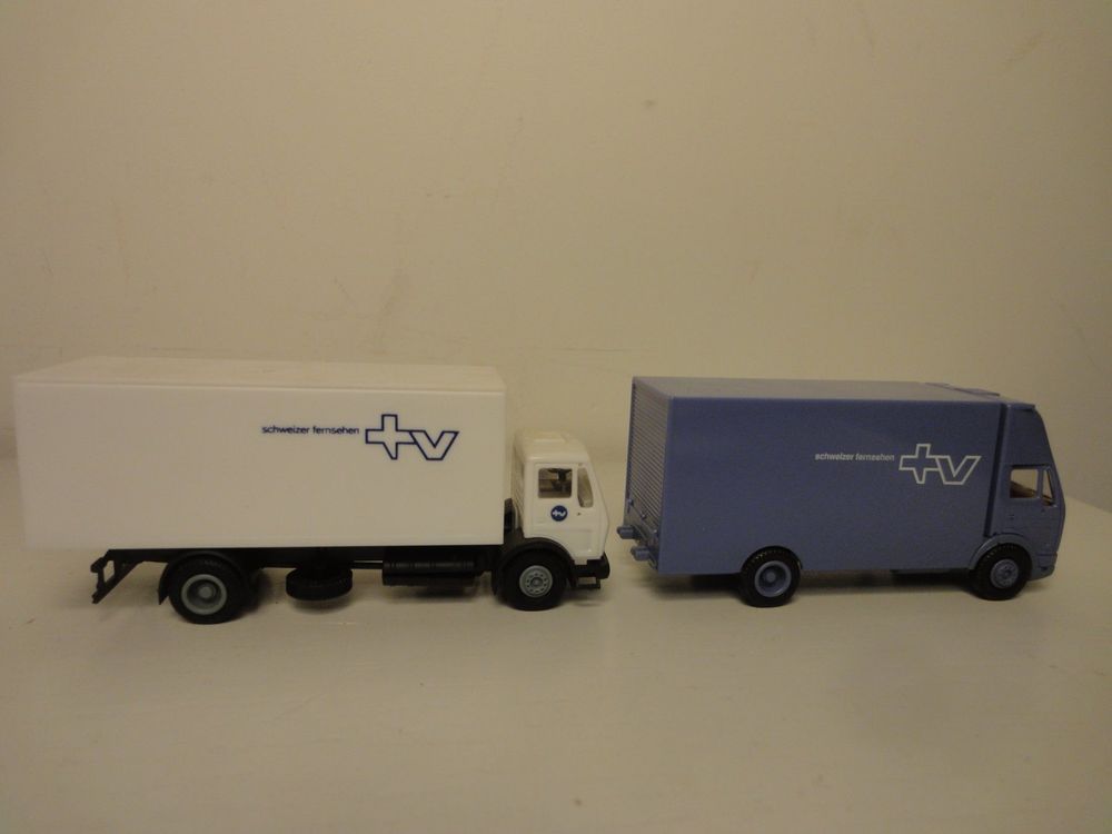 Herpa - 2 Stk. LKW "Schweizer Fernsehen" (Gebraucht) in Winterthur für ...