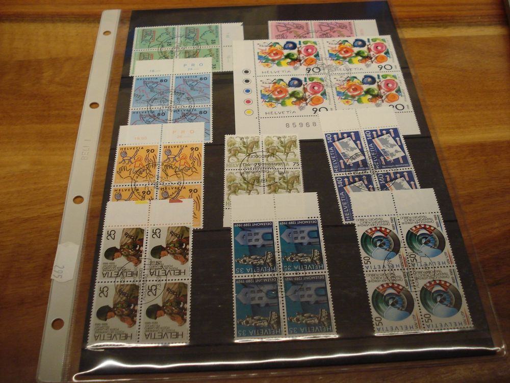 Lot Viererblocks ET.o, um 1985 | Kaufen auf Ricardo