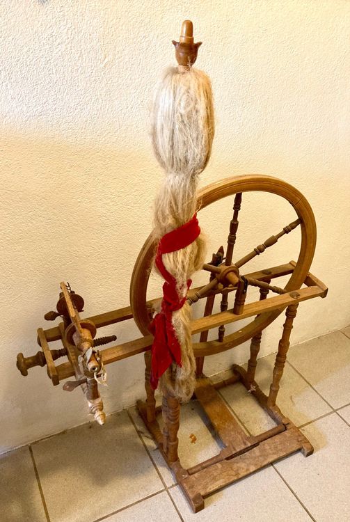 Spinnrad, antik | Kaufen auf Ricardo
