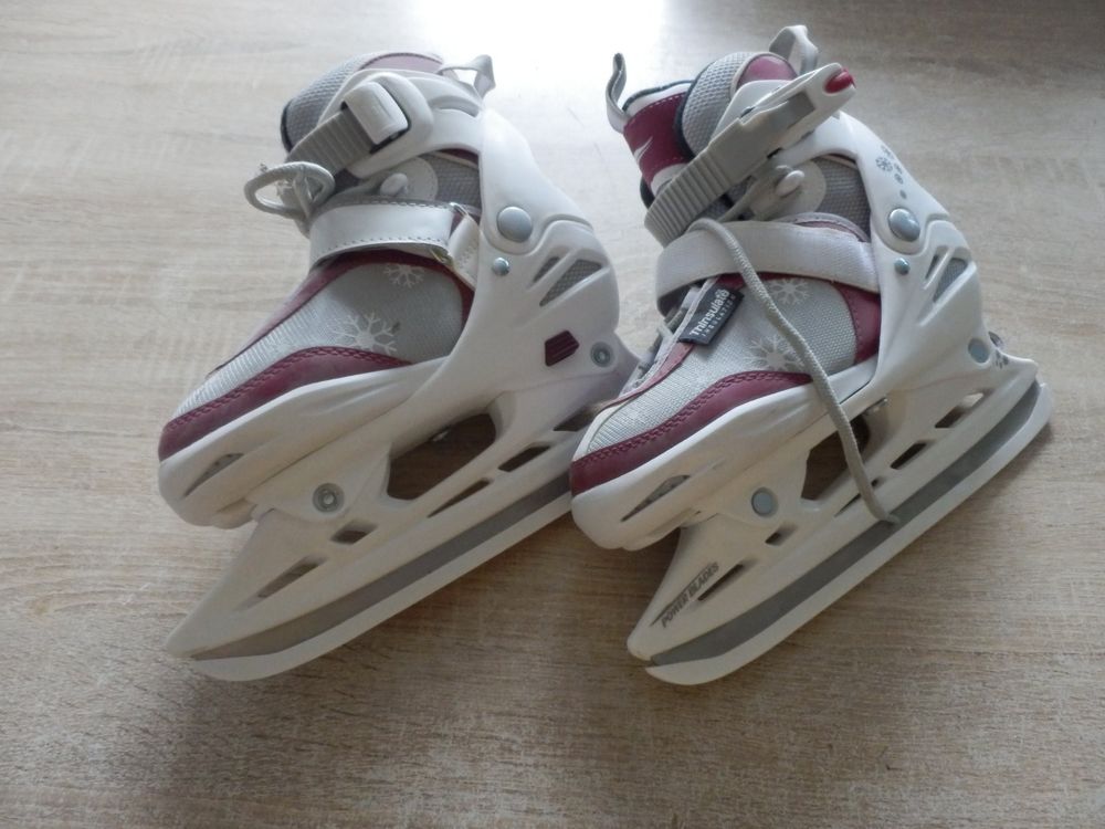 Patin à glace fille réglable pointures 33 à 36 comme neuf (D'occasion ...