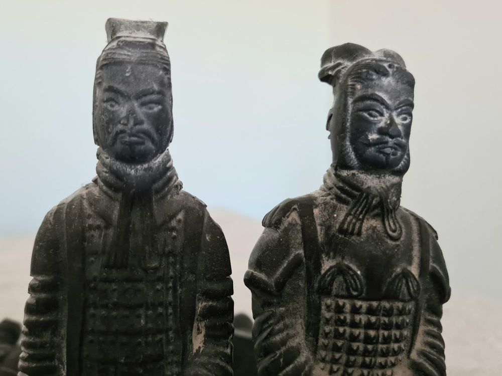 5 antike chinesische Terracotta Krieger Quin-Dynastie | Kaufen auf Ricardo