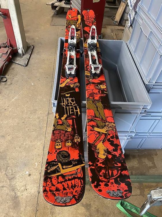 K2 Hellbent (Freeride Ski inkl. Felle) (Gebraucht) in Sachseln für CHF ...