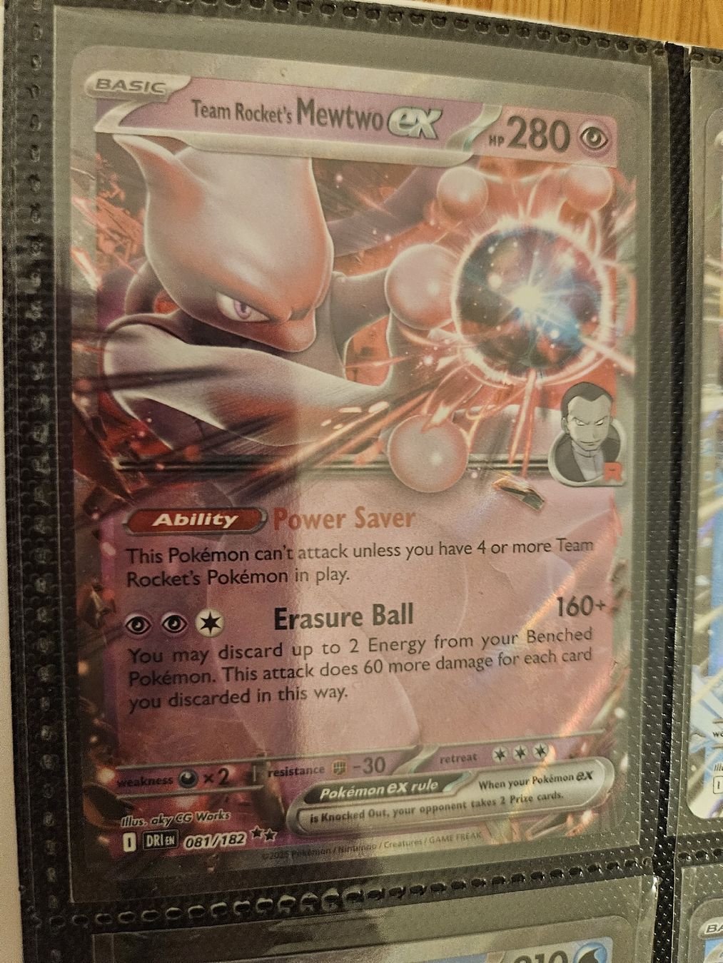 Team Rocket's Mewtwo ex (DRI 081) Destined Rivals (Neu (gemäss ...
