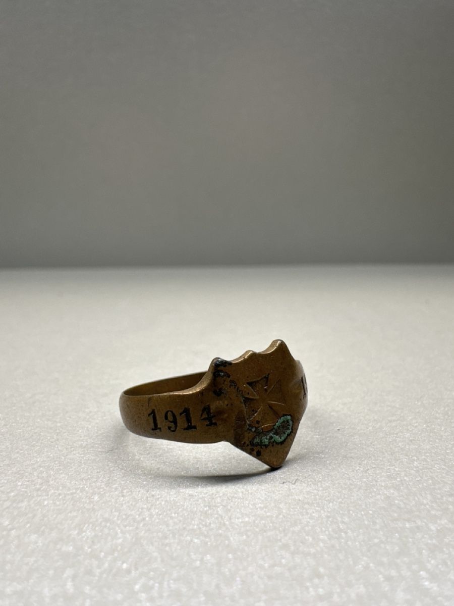 WW1 Ring 1914–1917 | Grabenschmuck, Trench Art, Eisernes K (Gebraucht ...