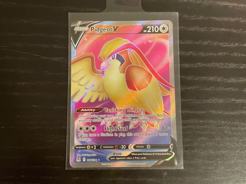 Pidgeot V Fullart Lost Origin EN (Gebraucht) in Staad SG für CHF 6 ...