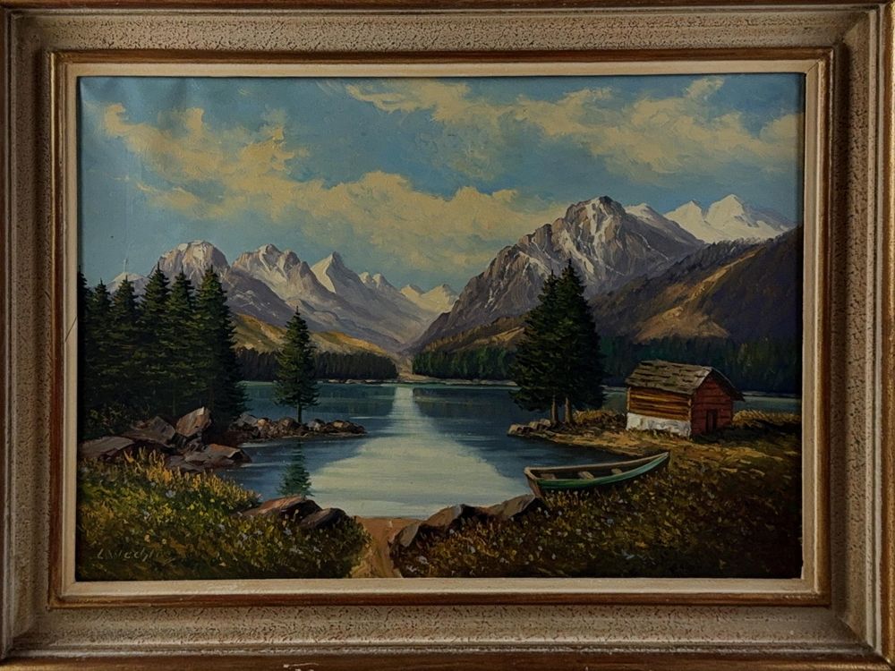 Wunderschöne Landschaft Gemälde Signiert (Gebraucht) in Neuhausen am Rheinfall für CHF 10 – nur ...