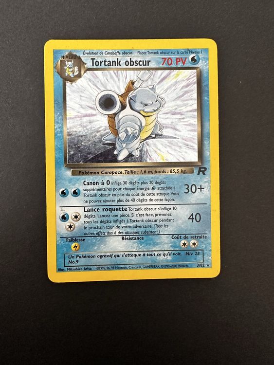 Carte Pokémon Tortank Obscur 3/82 (Gebraucht) in Montagny-la-Ville für ...