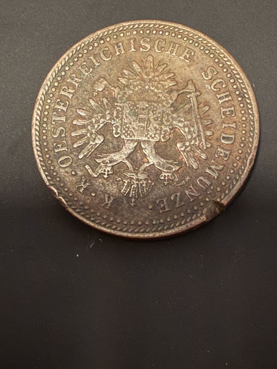 Vintage 1851 A Austrian 1 Kreuzer Coin - Rare Find! (Gebraucht) in ...