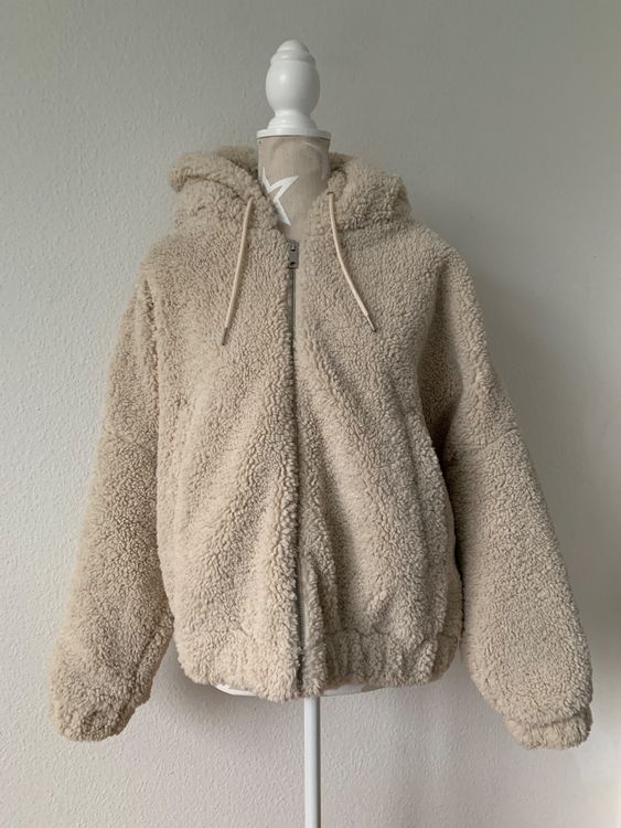 Clockhouse Teddyjacke Gr. 38, Jacke mit Kapuze beige (Neu (gemäss ...