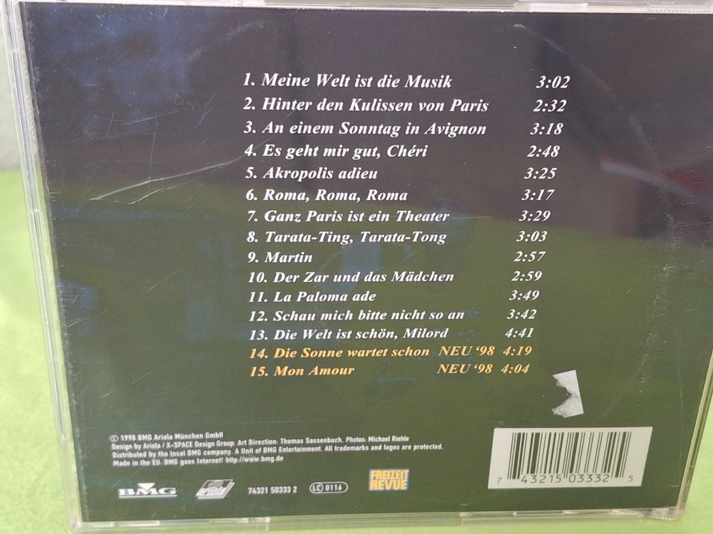 CD Mireille Mathieu - Meine Welt ist die Musik -🎤 (Gebraucht) in ...